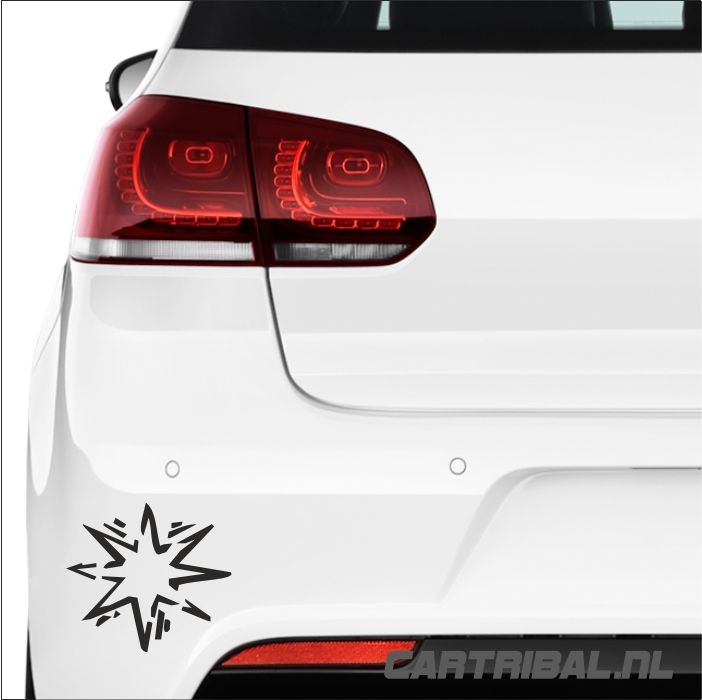 Ster Sticker Model 7 | cartribal.nl sticker styling