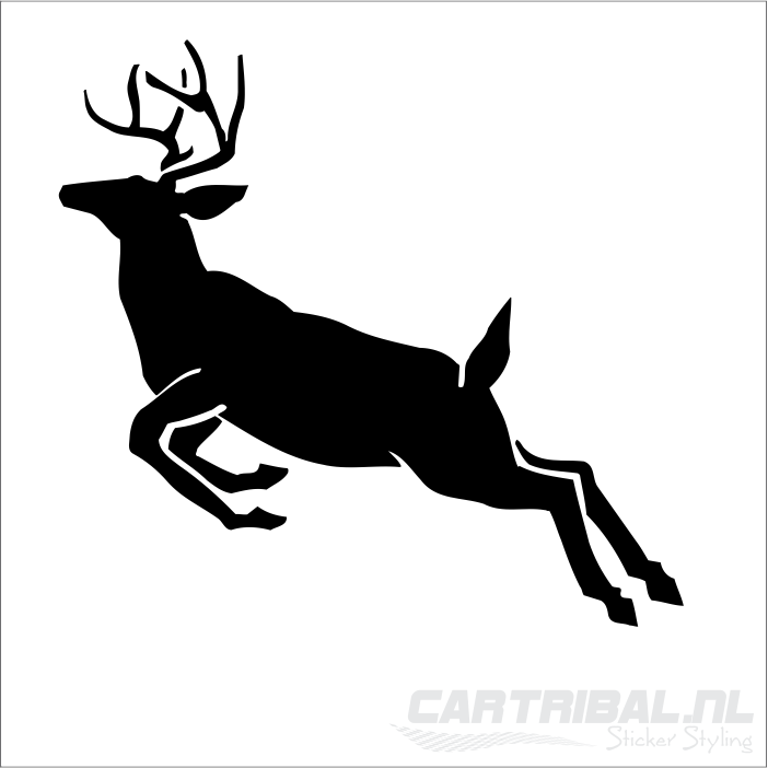 hert sticker | cartribal.nl sticker styling