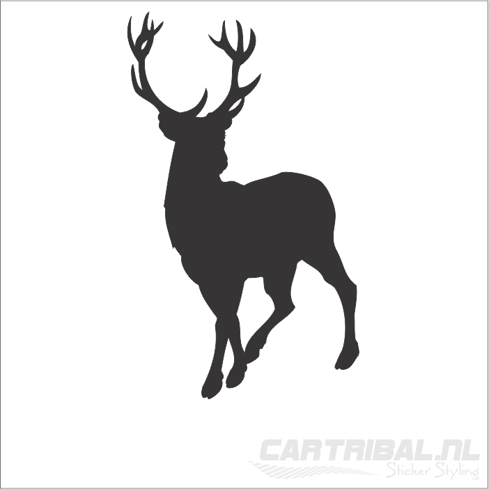 hert sticker | cartribal.nl sticker styling