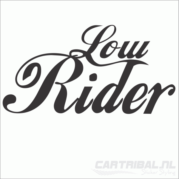 low rider sticker 1 | cartribal.nl sticker styling