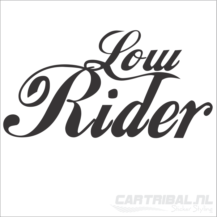 low rider sticker 1 | cartribal.nl sticker styling