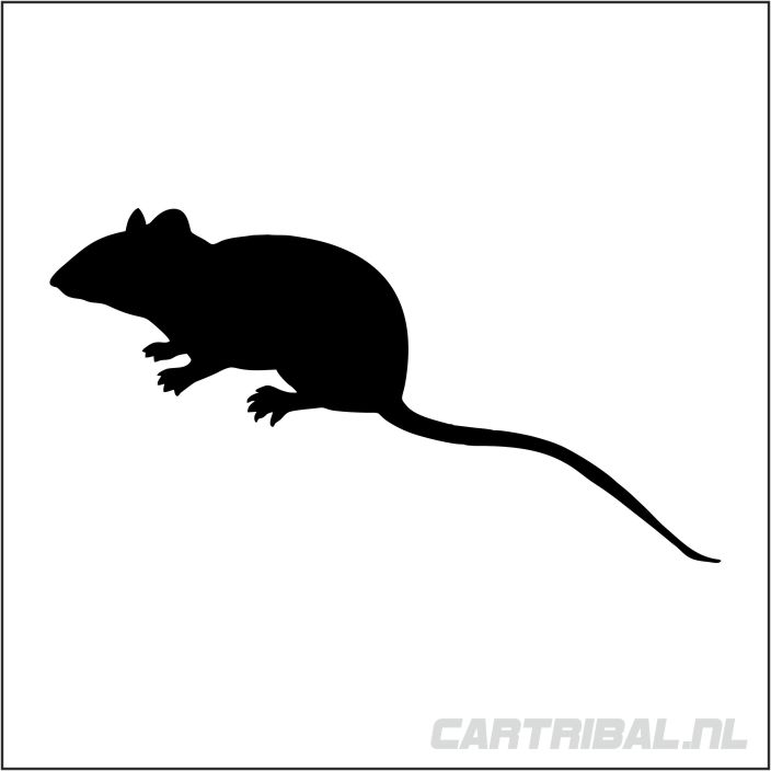 muis sticker model 5 | cartribal.nl sticker styling