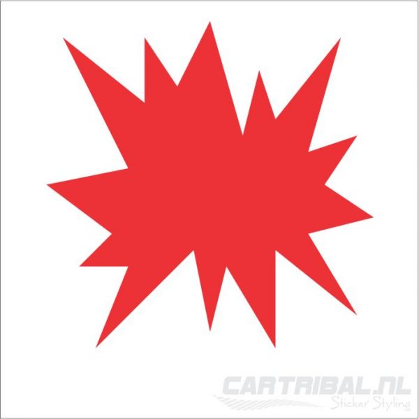 Ster Sticker Model 6 | cartribal.nl sticker styling