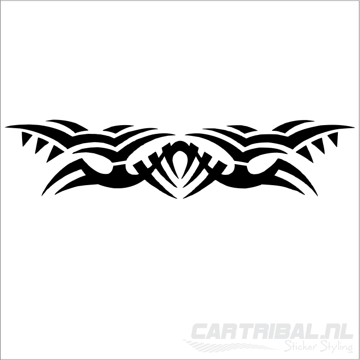 tribal sticker model 034 | cartribal.nl sticker styling